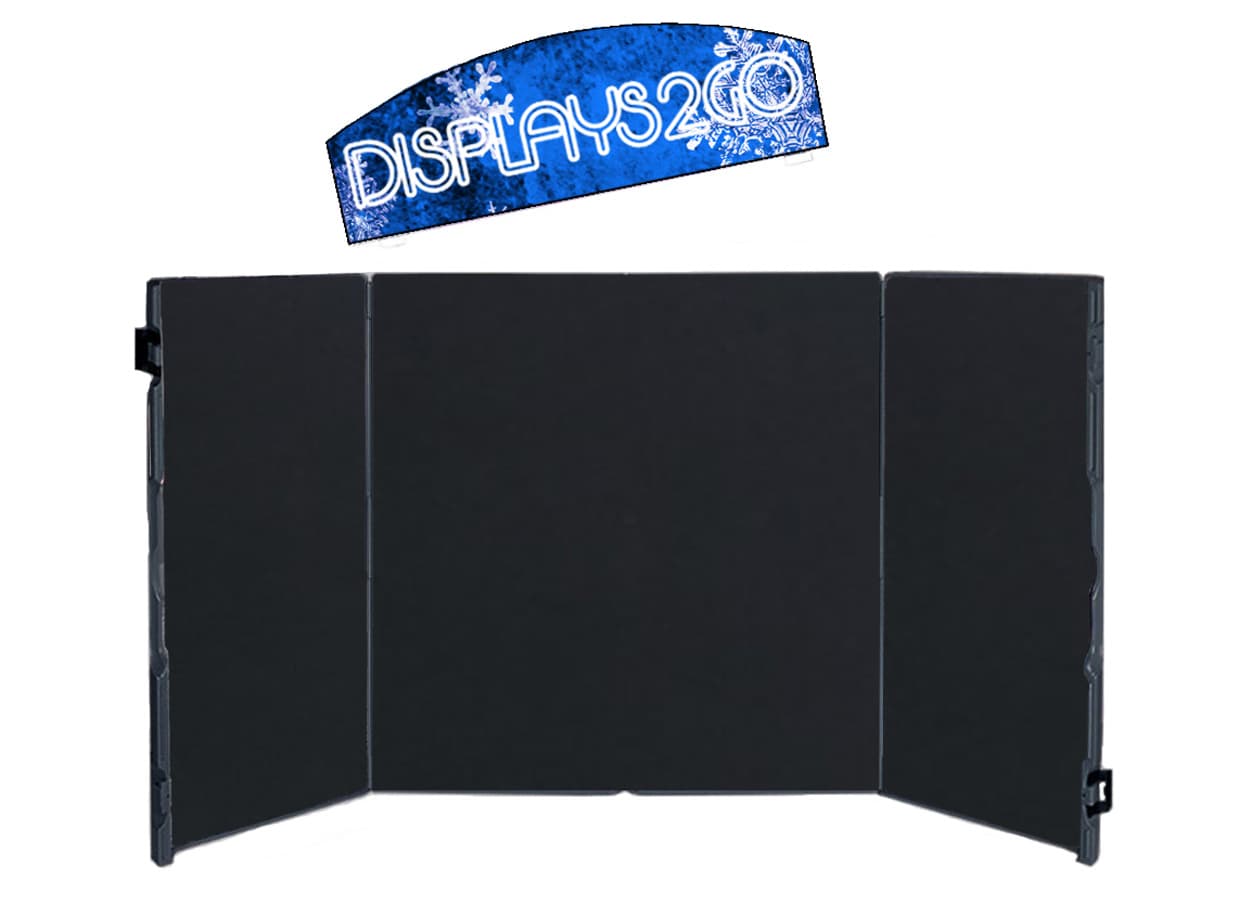 Folding Project Board with Printed Header | 4 Panels | Displays2Go
