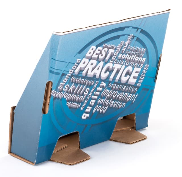 Custom Cardboard Magazine Holder | UV Digital Printing | Displays2Go