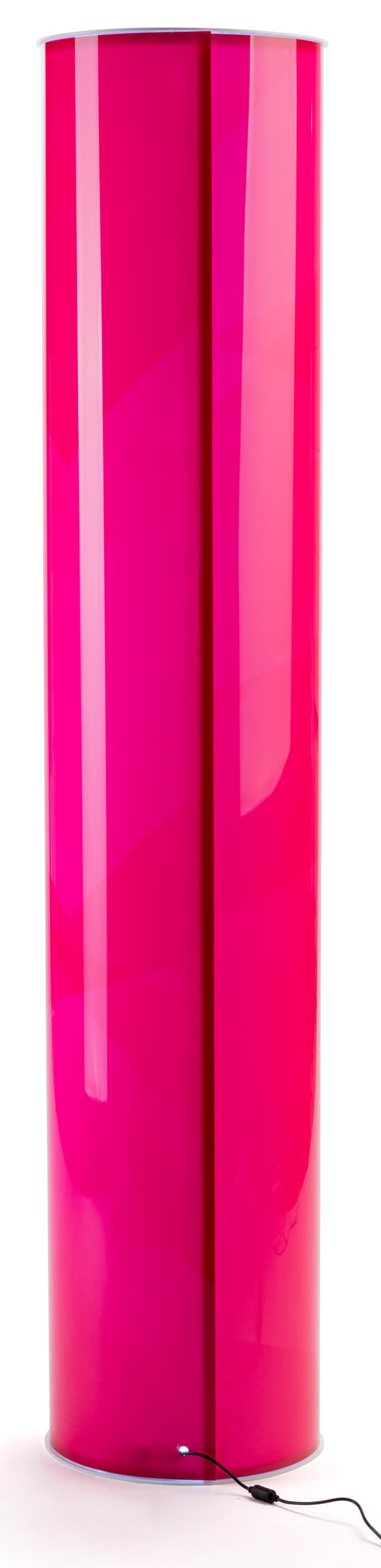 Custom Portable Illuminated Pillar Sign | 60” Cylindrical Tower ...