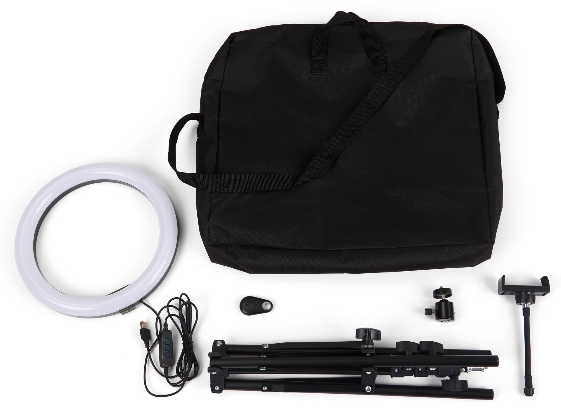 Home Vlog Studio Kit | 10" LED Light, Adjustable Tripod For Phone ...