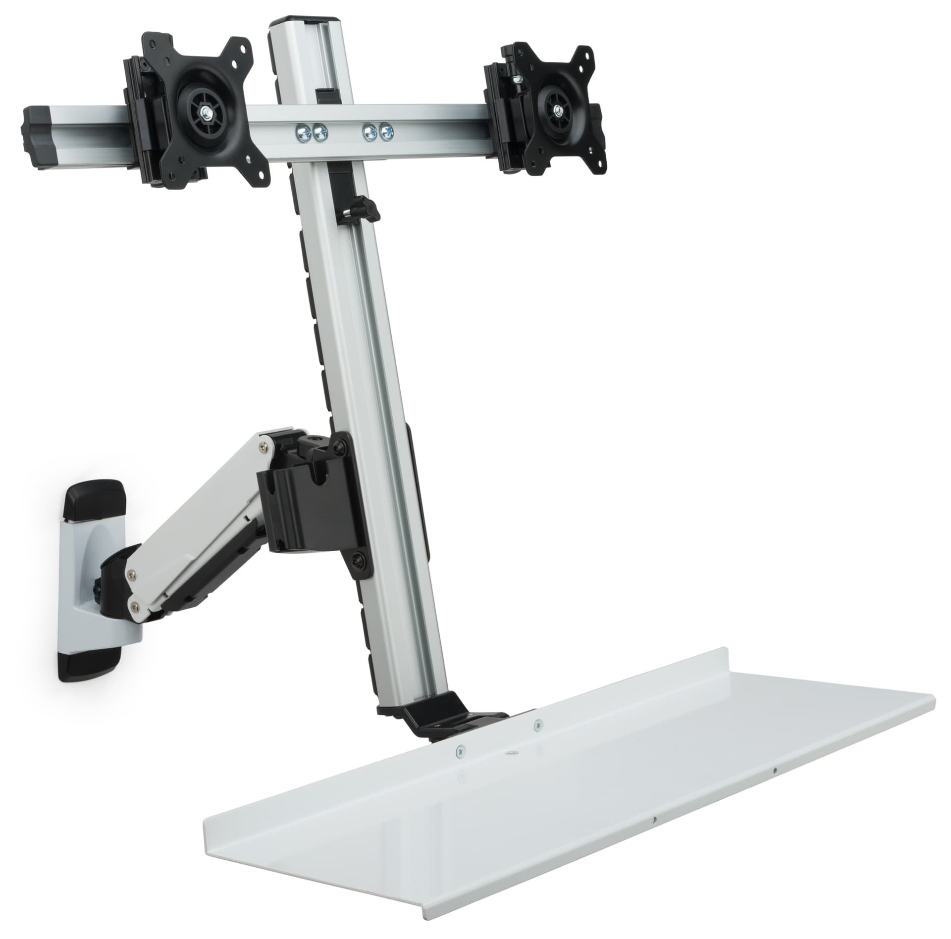 Dual LCD Monitor Wall Stand | Anti-Theft Kit | Displays2Go