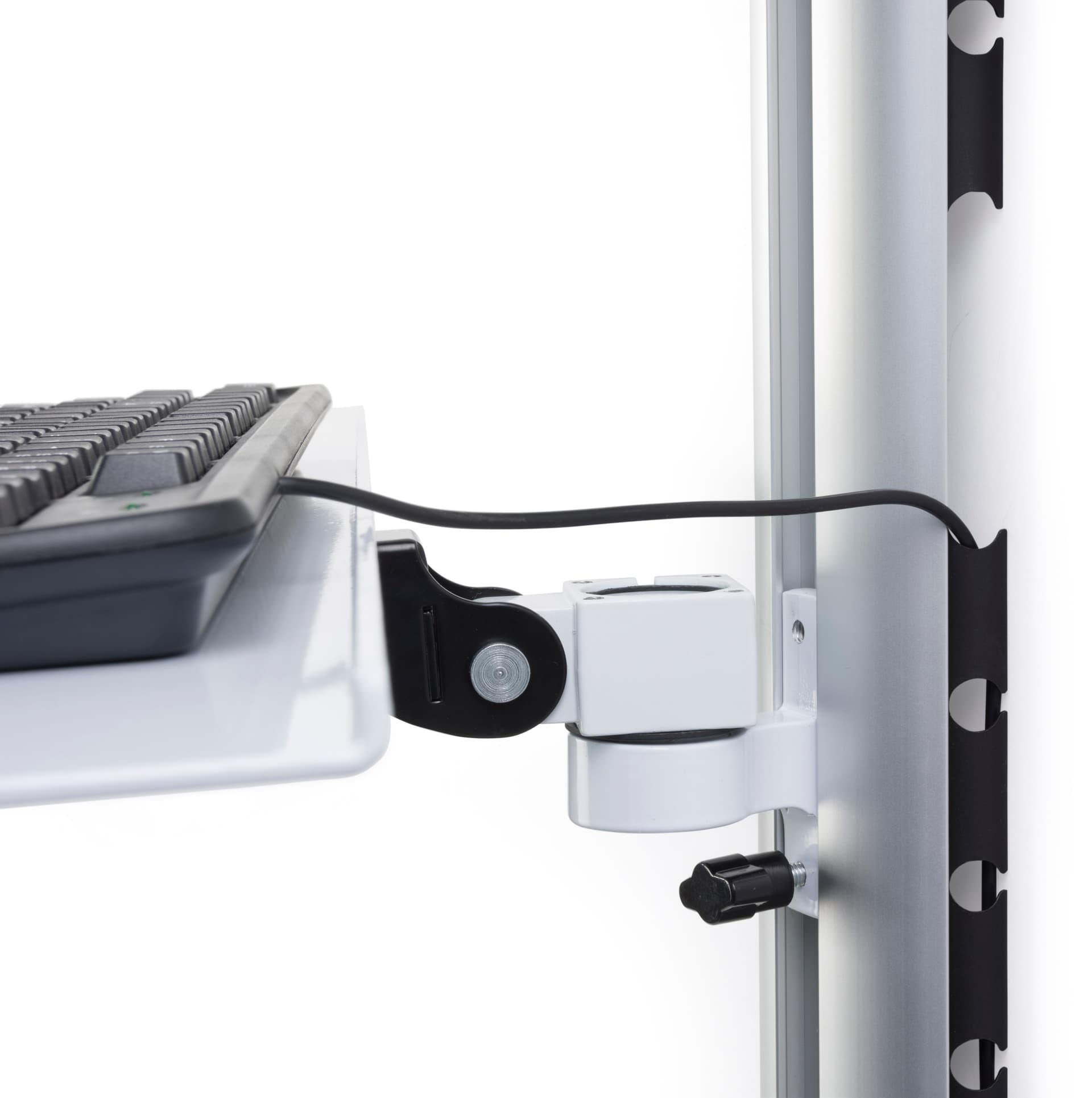 Adjustable Wall Mount Computer Station | Cable Management | Displays2Go