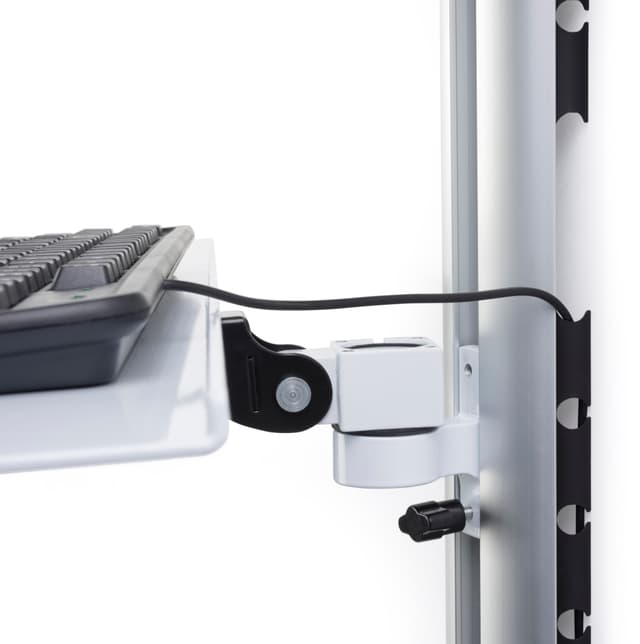 Adjustable Wall Mount Computer Station | Cable Management | Displays2Go