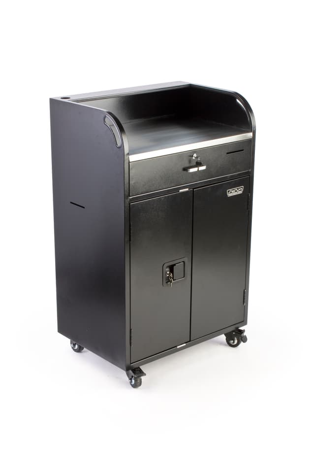 Locking Valet Stand w/ Marked Hooks for Up to (150) Sets of Keys ...
