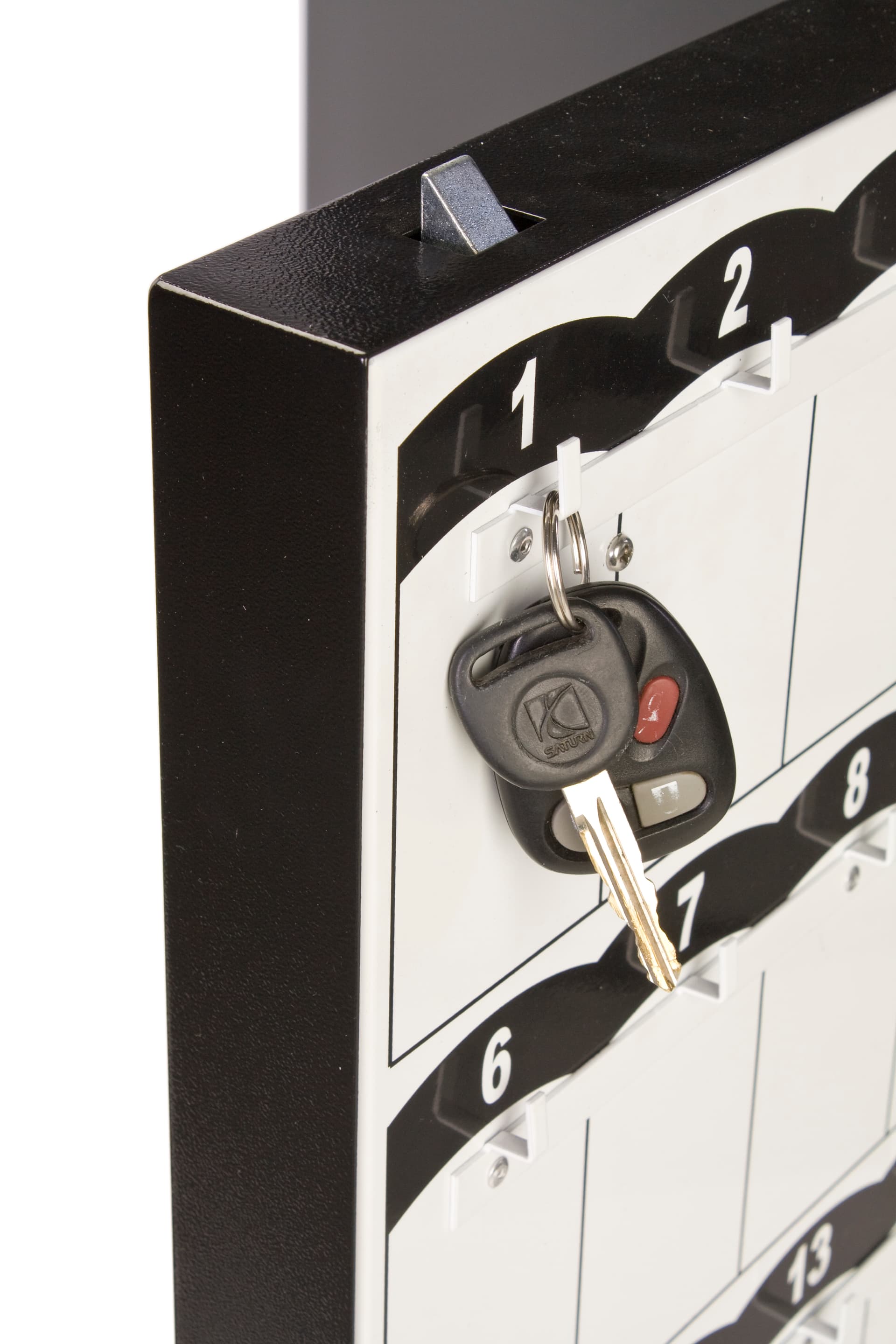 Locking Valet Stand w/ Marked Hooks for Up to (150) Sets of Keys ...