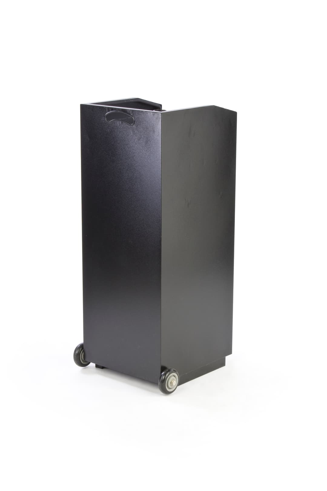 Black Valet Station | Locking Drawer & Wheels - 100 Key Hooks | Displays2Go