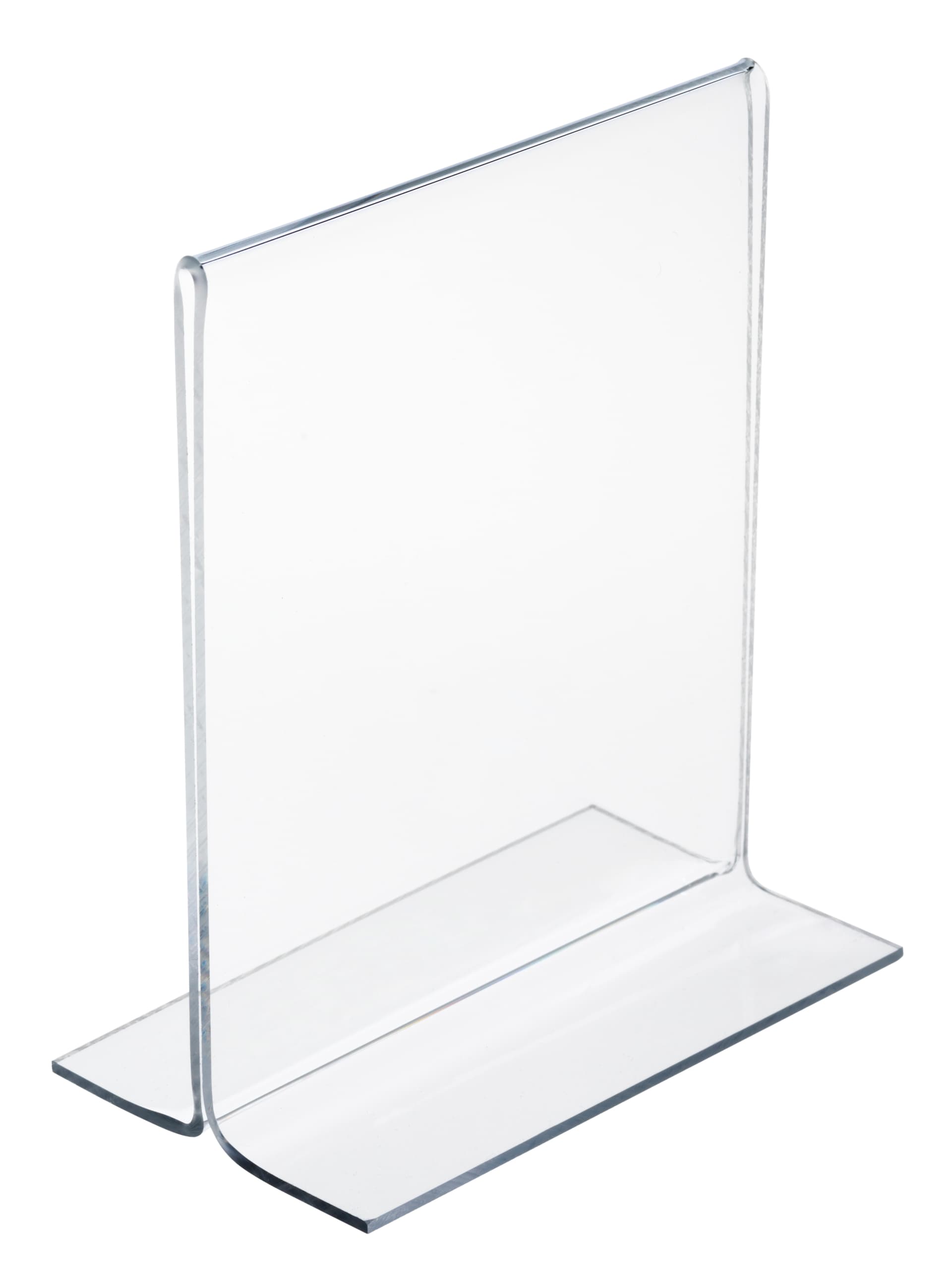 4" x 5" Menu Card Holder | Acrylic Frame w/ Frosted Edges | Displays2Go