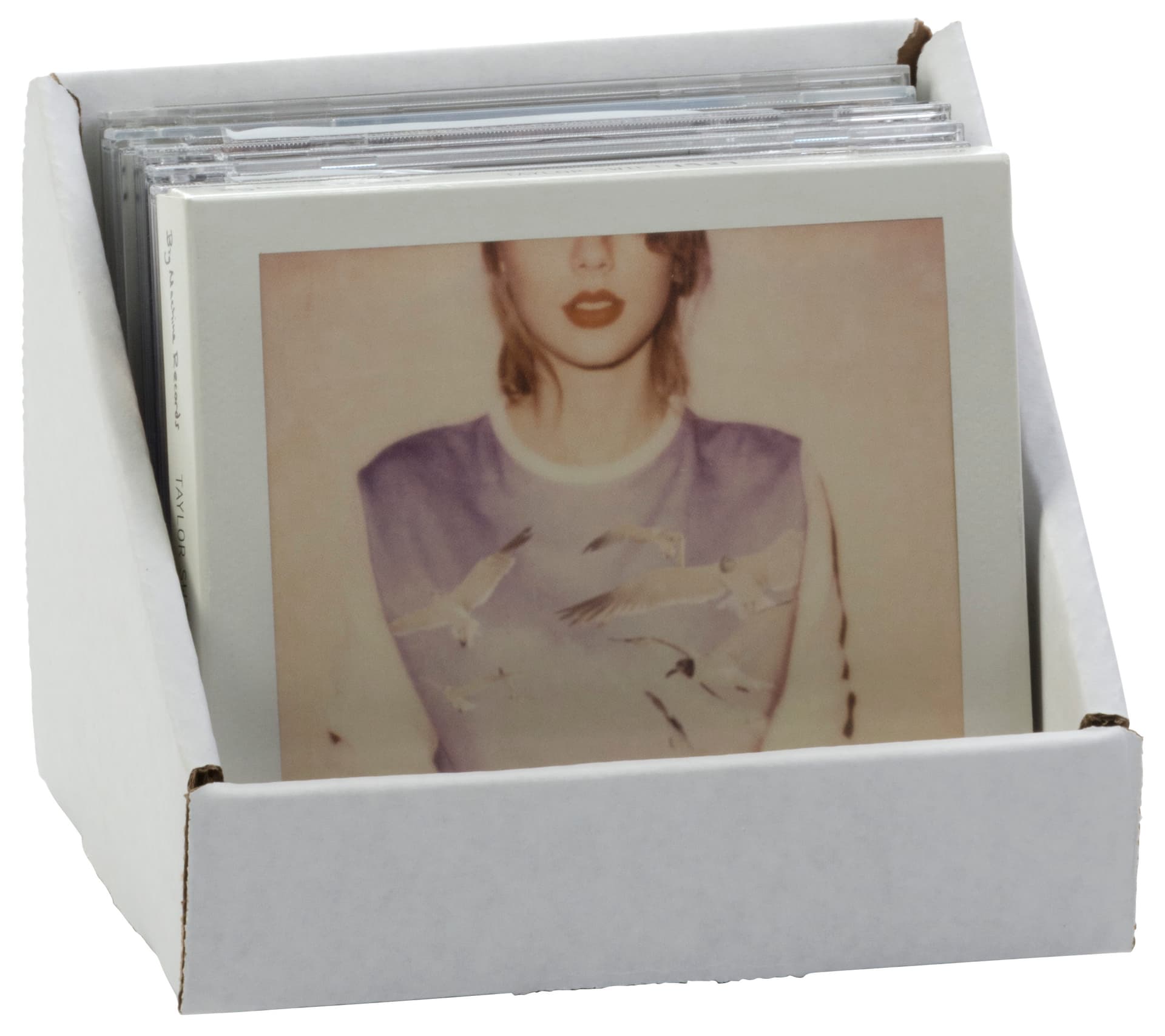 Cardboard CD Display | Single Pocket Countertop Fixtures | Displays2Go