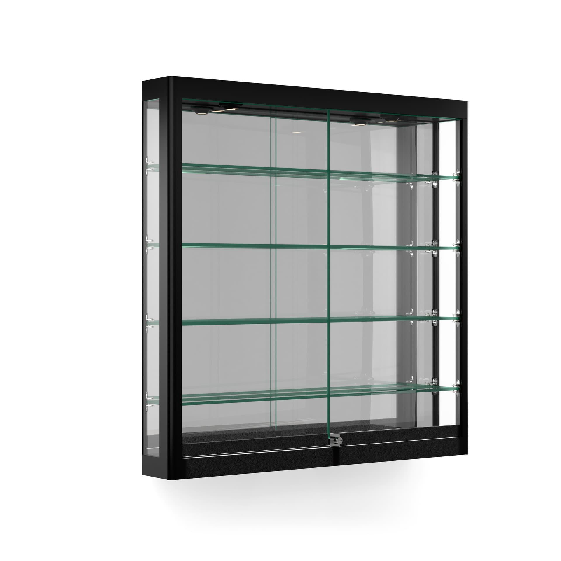 LED Wall Showcase | 2 Top Lights | Displays2Go