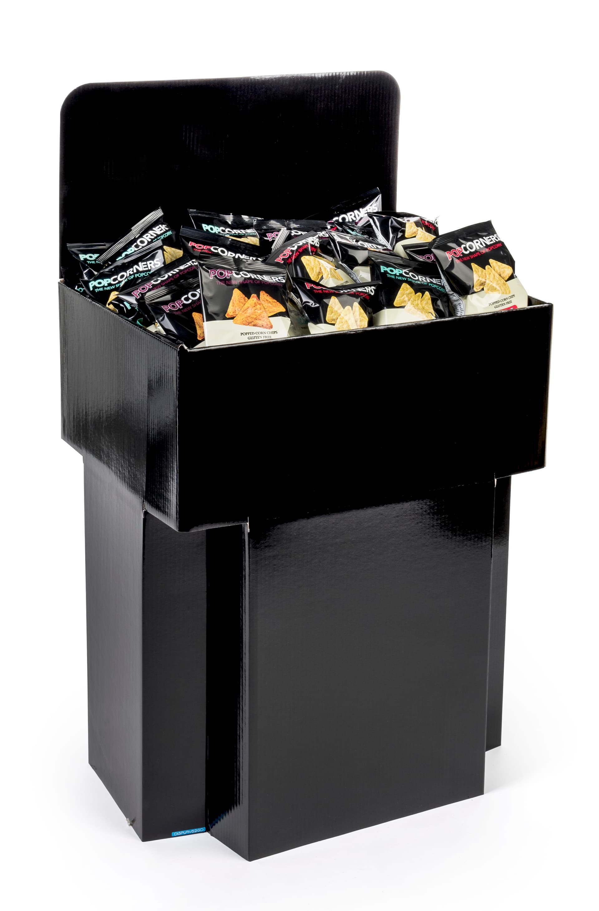 Cardboard Bulk Bins | Black Corrugated Retail Fixtures | Displays2Go