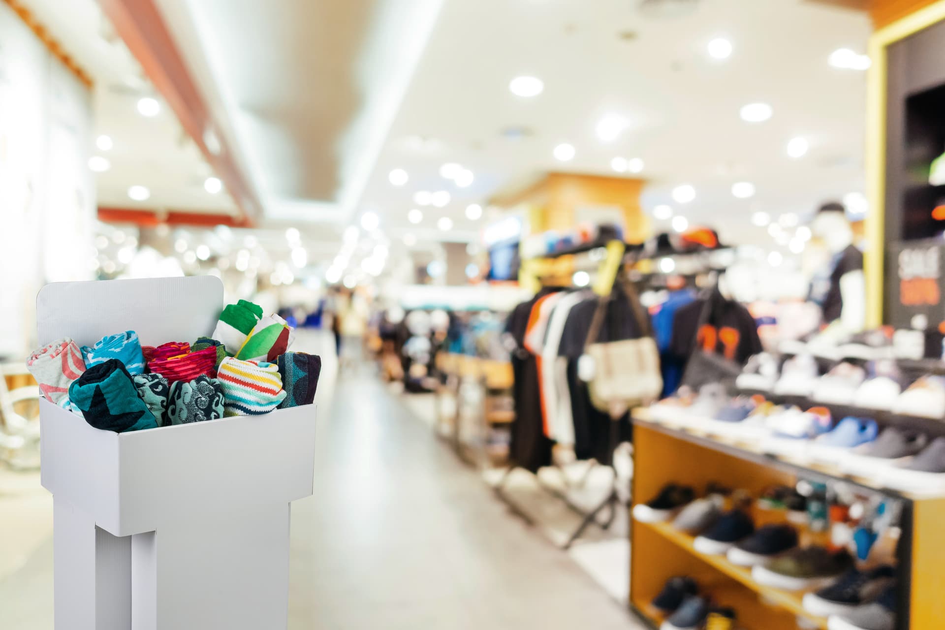 Display Bins | Oversized Cardboard Merchandising Fixtures | Displays2Go