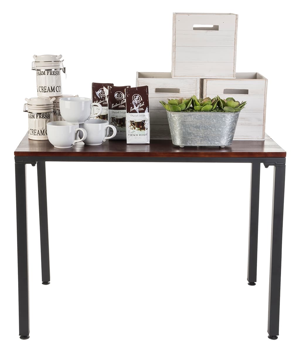 Tall Industrial Pipe Table Display | Modern Rustic Style | Displays2Go