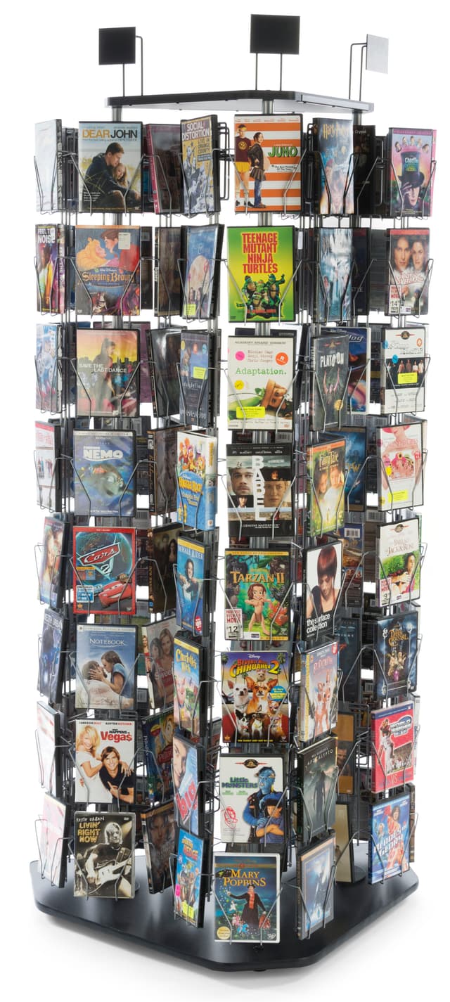 Wire Greeting Card Rack with 3 Spinners | Revolving | Displays2Go