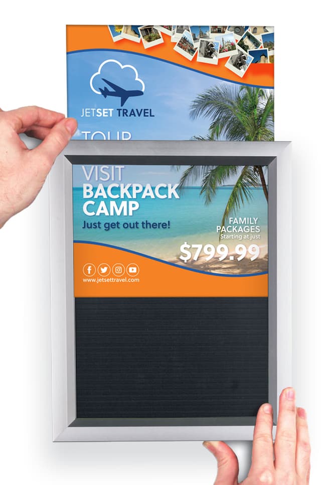 Quick Change Poster Frame | Displays2Go