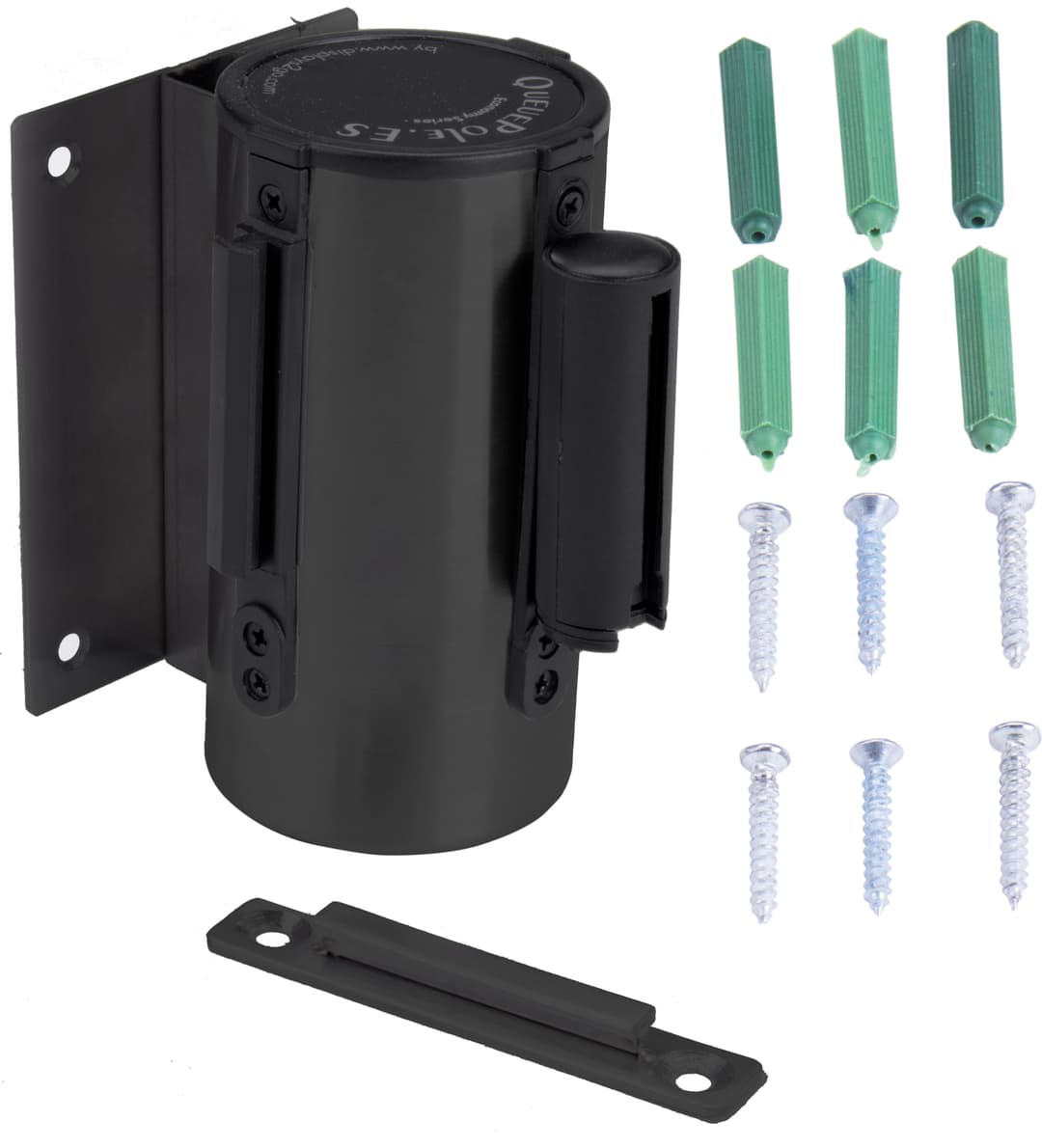 Wall Stanchion With Retractable Belt Nylon - 7 ft. | Displays2Go
