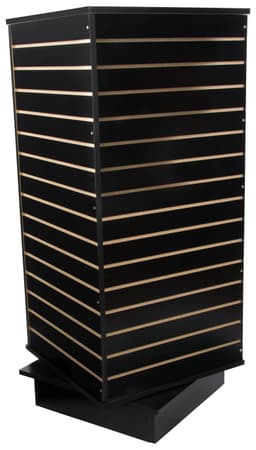 Slatwall Display Stand | 4 Sides with 15 Channels on Each | Displays2Go