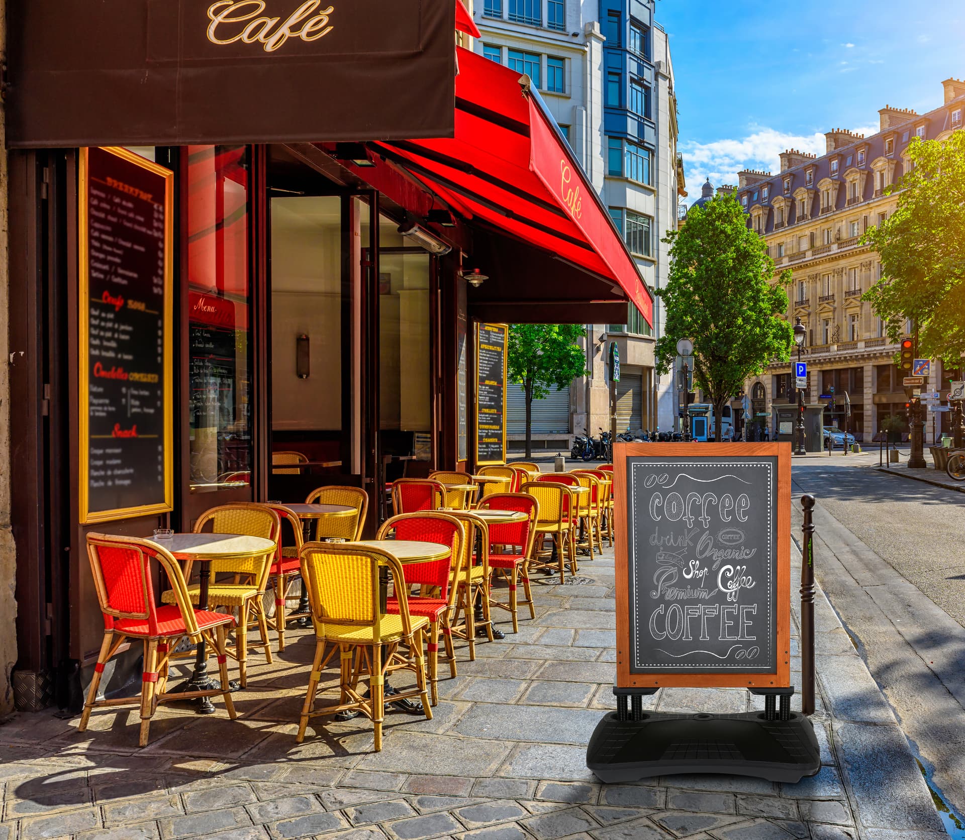 Magnetic Chalkboard Sign | Outdoor Rated Design | Displays2Go