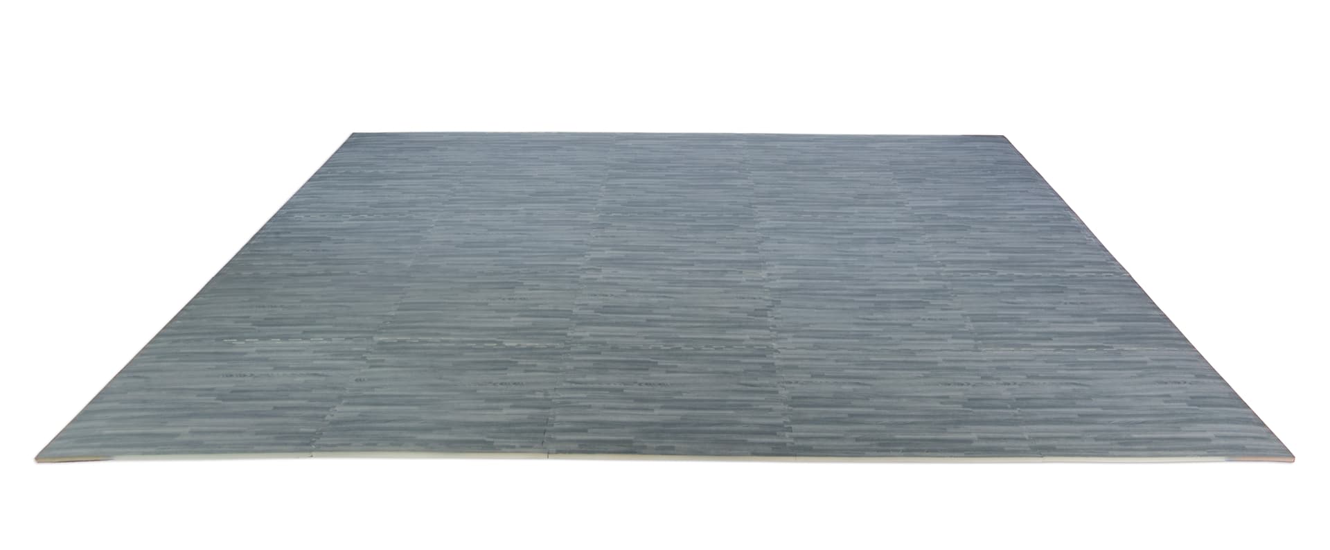 Gray Wood Grain Floor Mats | 10’ x 10’ Trade Show Flooring | Displays2Go