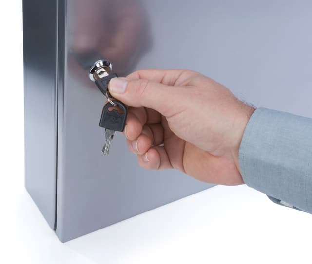 Metal Drop Box | Wall Mounting | Displays2Go