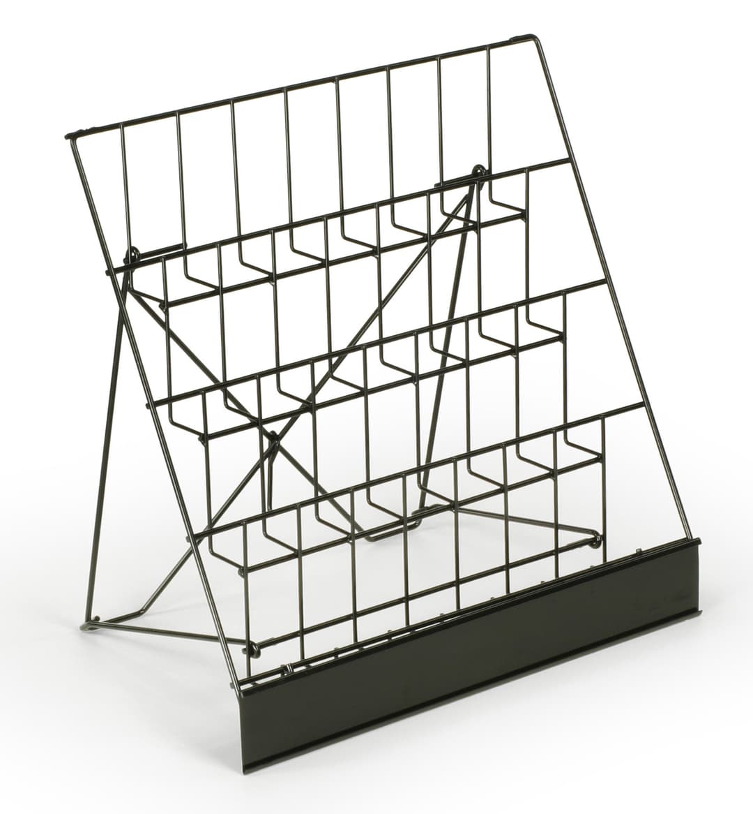 Wire Display | (4) Tiered CD Holder & Countertop Stand | Displays2Go