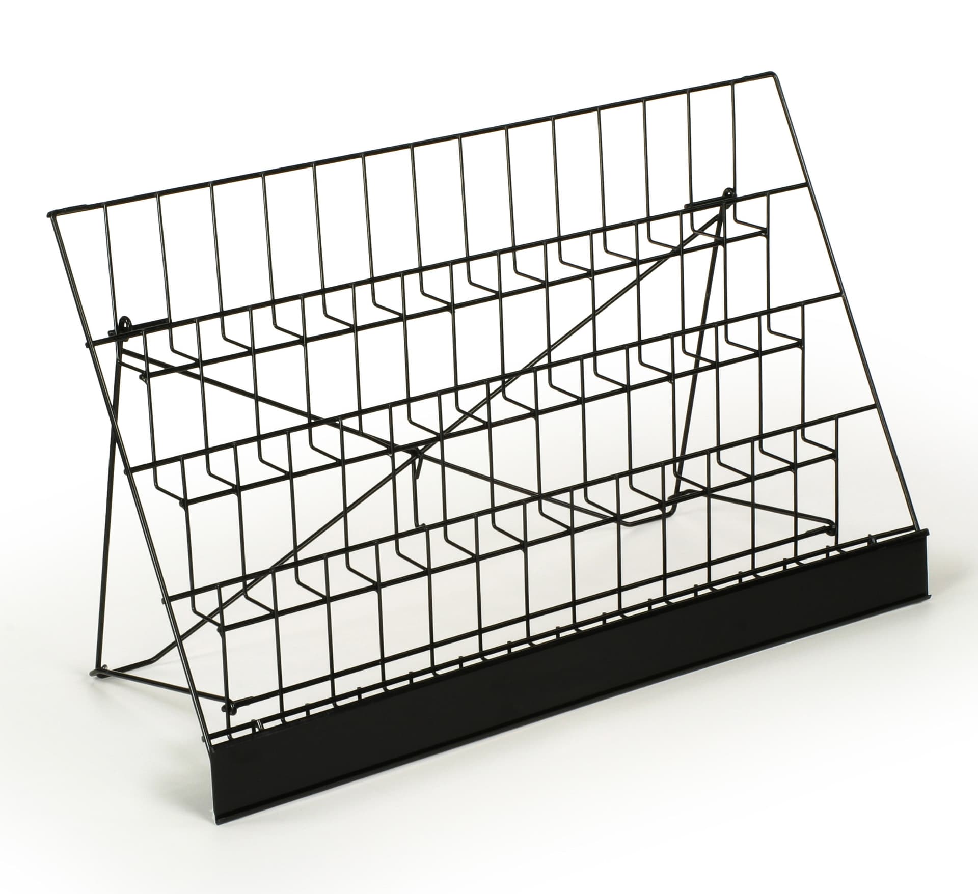 Wire Literature Rack | Adjustable for Brochures & Magazines | Displays2Go