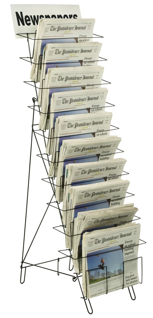Wire Literature Racks | Tiered Open Front Design | Displays2Go