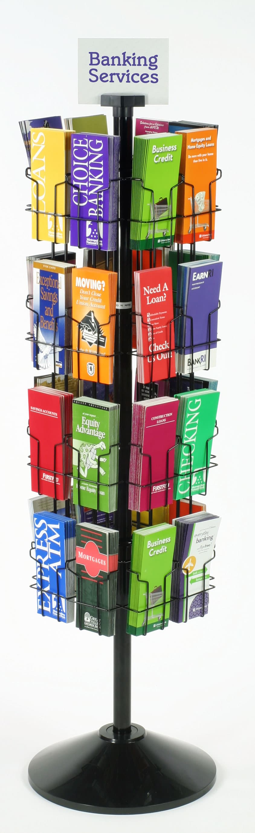 Rotating Literature Display | (32) Pockets | Displays2Go