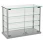 Aluminum Display Case | Countertop Showcase with (2) Swing Open Doors ...