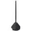 Small Stop Sign | Black Base with Pole | Displays2Go