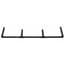 Pipe Outrigger Hang Bar with Faceouts | Matte Black | Displays2Go