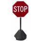 Portable Stop Sign | Dual Mountable Pole | Displays2Go