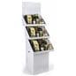 Bin Display | (3) Tier White Display With Custom Header Space | Displays2Go