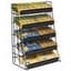 5 Tier Wire Countertop Rack with Welded Sign Channel | Displays2Go