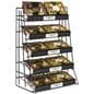 5 Tier Wire Countertop Rack with Welded Sign Channel | Displays2Go