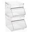 Retail Scoop Bin - Sliding Door, Clear Acrylic Construction | Displays2Go