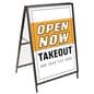 Open for Takeout A-Frame Sign | Two Full Color Graphics Included ...