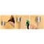 Sign Support | 1" Ege Grip Acrylic Sign Brackets for Wall | Displays2Go