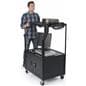 Video Cart for Professional Settings Features Tall Design | Displays2Go