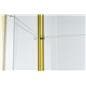 Full Glass Narrow Tower | Elegant Gold Aluminum Framing, 15.5"w ...