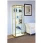 Full Glass Narrow Display Cabinet | Adjustable Shelves, 23.5"w ...