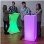 Color Changing LED Cocktail Table| 43.25” Tall with Square Top ...