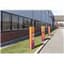 Triangle Marketing Bollard Cover | Full-Color Custom Printing | Displays2Go