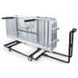 Portable Barricade Cart | 30-Barrier Storage Capacity | Displays2Go