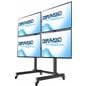 Mobile Video Wall | Base Wheels & Levelers | Displays2Go