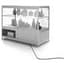 Display Counter with LED Lights | Aluminum Frame | Displays2Go