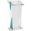 UV Modern Lectern with Custom Design | Silver Standoffs | Displays2Go