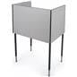 Work Carrel | Height Adjustable from 47”-53” in 1" Increments | Displays2Go