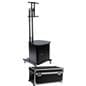 TV Stand with Locking Cabinet | Holds (1) 32” to 65” Screen | Displays2Go