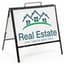 Real Estate A-Frame | Two Sided Black Sign | Displays2Go