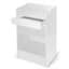 Solid White Register Stand | 24" Cash Wrap | Displays2Go